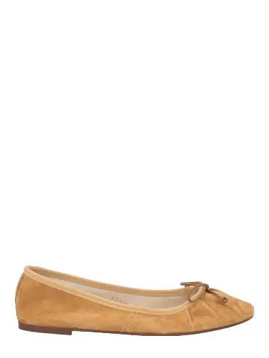 OVYE Leather Ballet Flats - Beige
