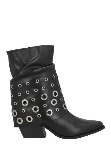 OVYE Leather Ankle Boots - Black