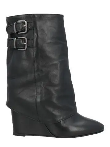 OVYE Leather Ankle Boots - Black