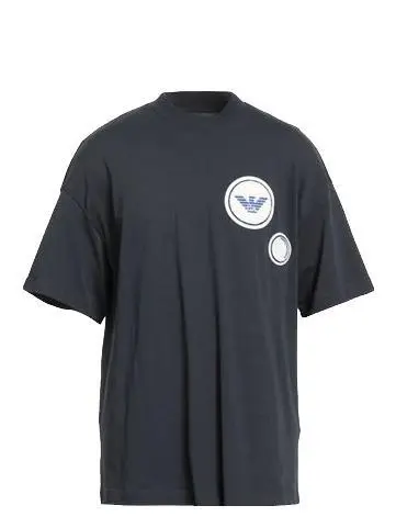 Emporio Armani T-shirt Midnight Size Organic Cotton - Blue