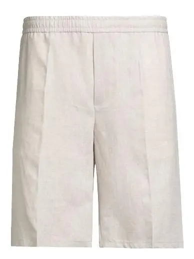 LIU •JO MAN Linen Bermuda Shorts - Beige