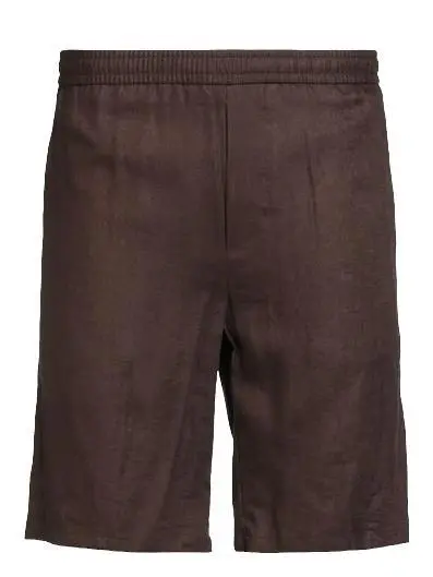 LIU •JO MAN Linen Bermuda Shorts - Brown