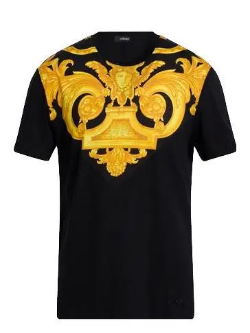 Versace T-shirt Midnight Size Cotton - Black