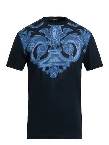 Versace T-shirt Midnight Size Cotton - Blue