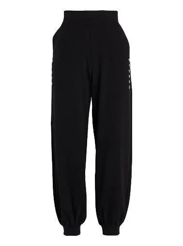 EA7 Cotton-blend Fleece Track Pants - Black
