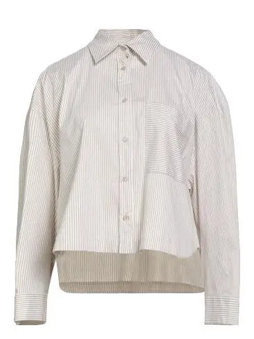 Peserico Striped Woven Shirt - Beige