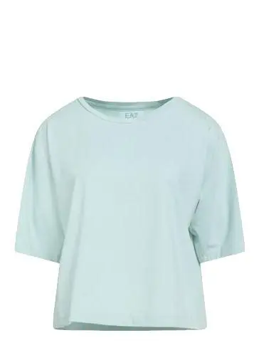 EA7 Logo-print T-shirt - Sage Green