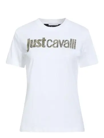 Just Cavalli Logo-print Cotton T-shirt - White