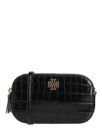 Tory Burch Leather Crossbody Camera Bag - Black