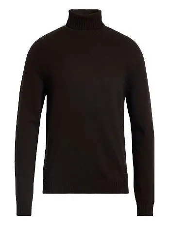 Alpha Studio Turtleneck Knit Top - Brown