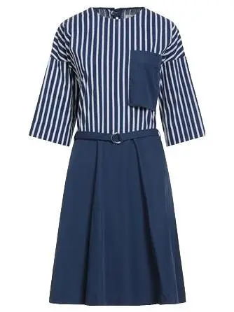 Maison Kitsuné Midi Cotton Dress - Navy