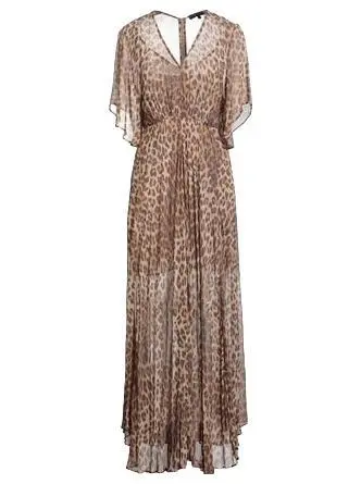 Maje Leopard-print Georgette Maxi Dress - Beige
