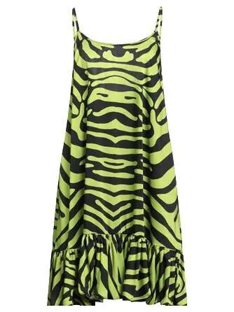 JIJIL Zebra-print Sleeveless Midi Dress - Green