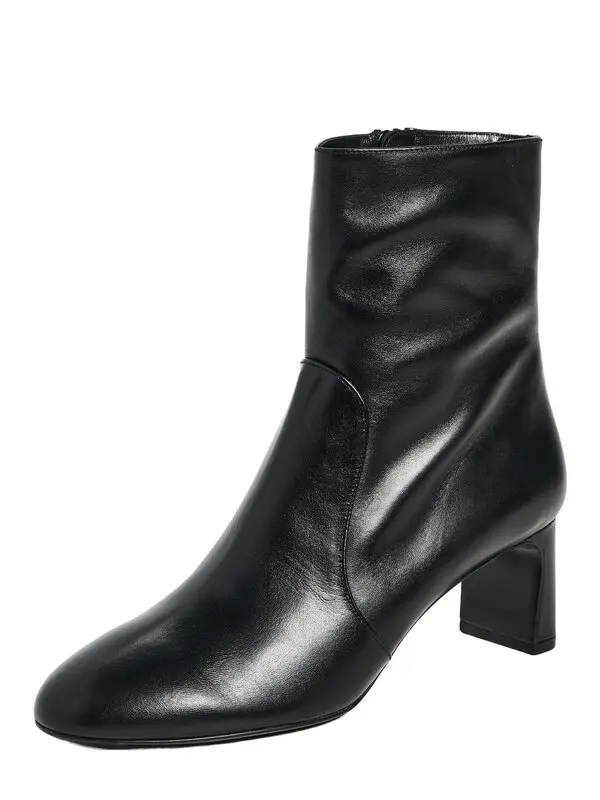 STUART WEITZMAN Babette Zip Bootie 60mm - Black