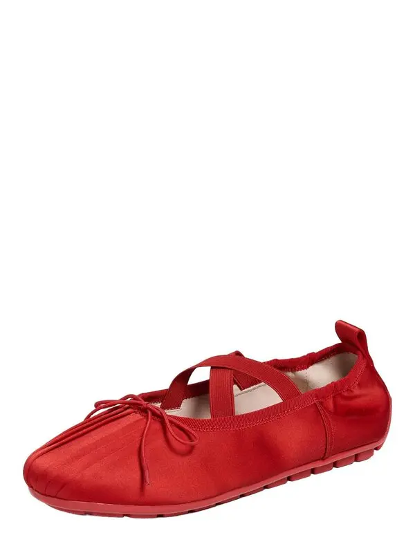Simone Rocha Ballerina Grip Flats - Red