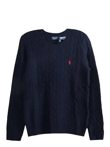 Polo Ralph Lauren Long Sleeve Pullover - Hunter Navy Blue