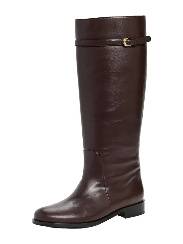Staud Harlow Riding Boots - Espresso