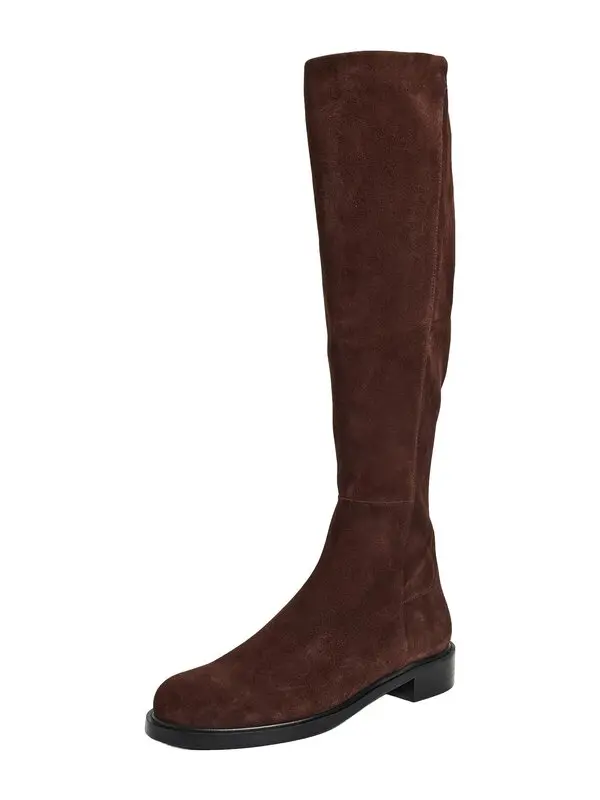 STUART WEITZMAN 5050 Gisele Knee-high Boots - Walnut/walnut/black
