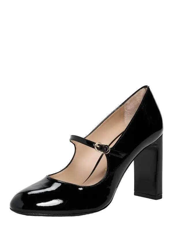 STUART WEITZMAN Babette Mary Janes 85mm - Black