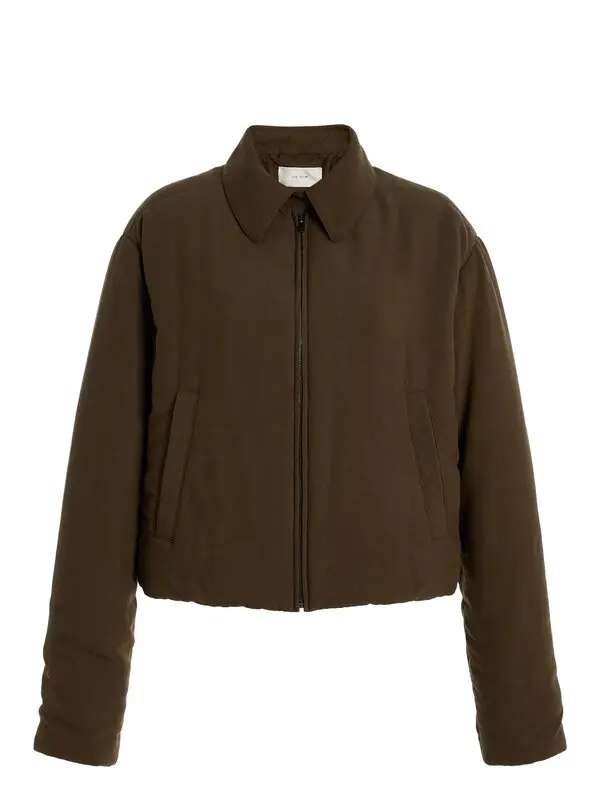 THE ROW Nerys Cropped Jacket - Neutral