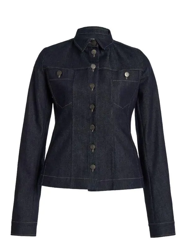 ALFIE Eve Cinched Denim Jacket - Blue
