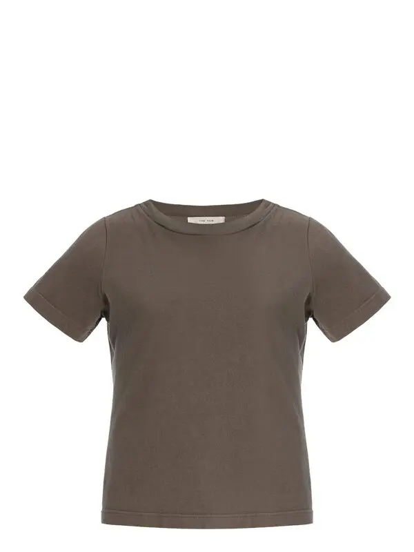 THE ROW Tori Cotton-jersey T-shirt - Neutral
