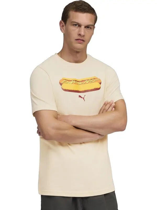 PUMA Nyc Hot Dog Graphic T-shirt - White