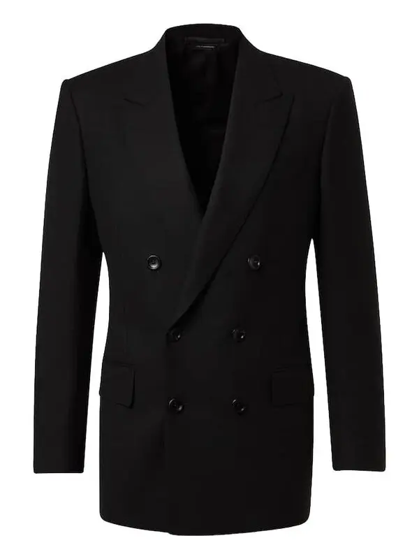 TOM FORD Wool Blazer - Black