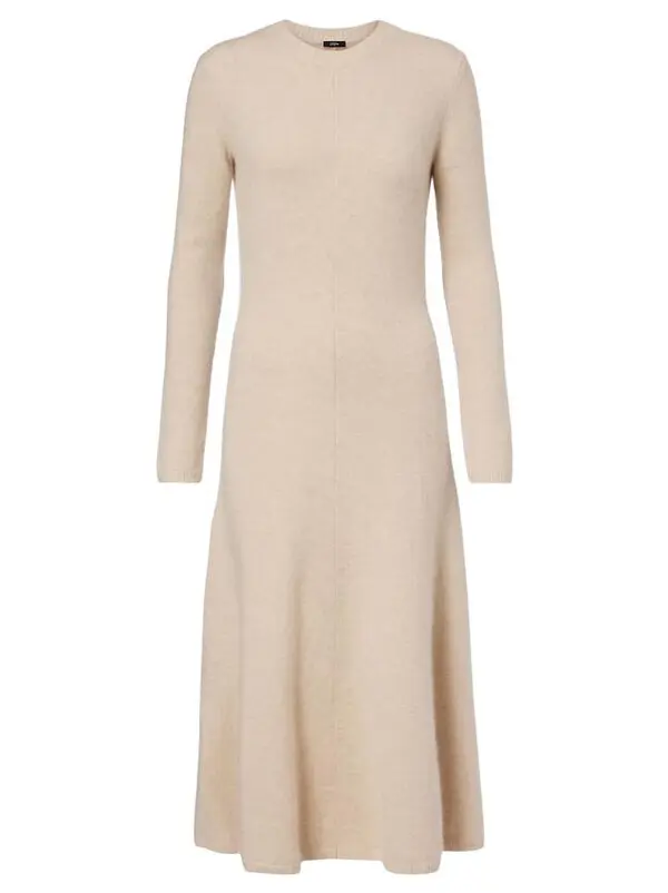 JOSEPH Cashmere-blend Sweater Dress - Beige