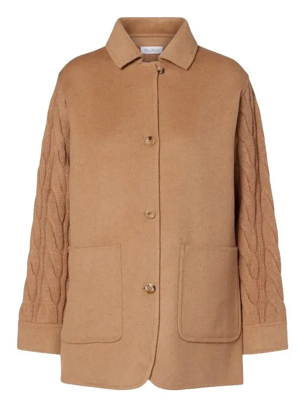 Max Mara Tacco Camel Hair Coat - Beige