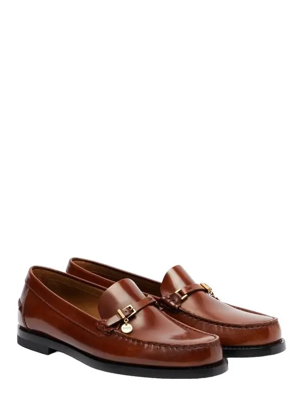 TOD'S Leather Loafers - Brown