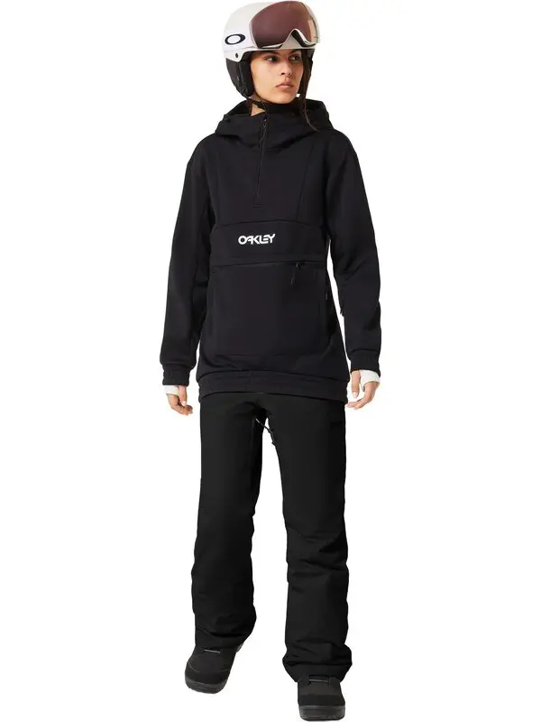 Oakley Tnp Nose Grab Softshell Hoodie - Black,white
