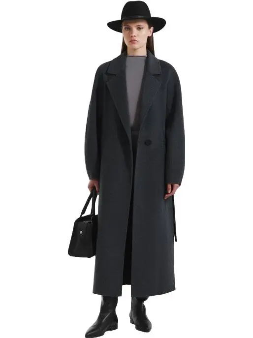 Rudsak Lilia Long Wrap Coat - Gray