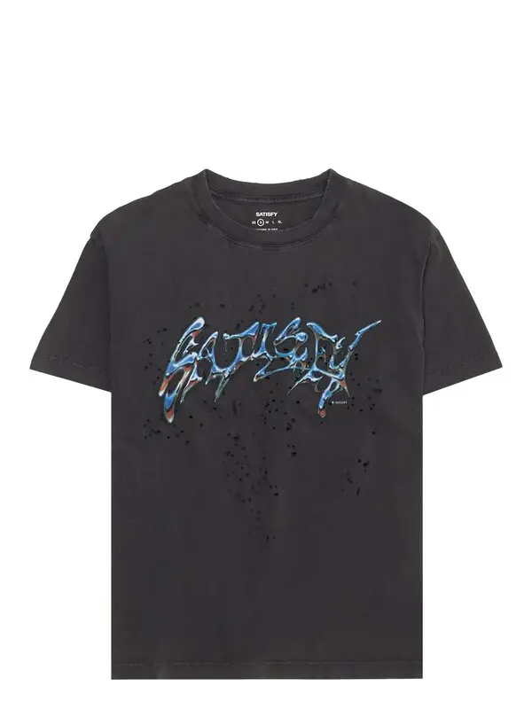 Satisfy Mothtech Graffiti T-shirt - Black