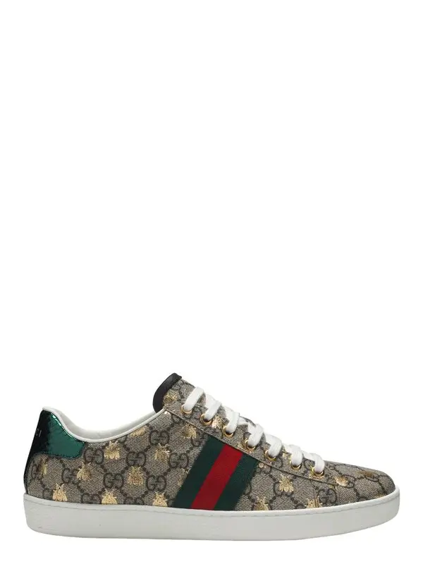 Gucci Ace Gg Supreme Sneakers - Brown