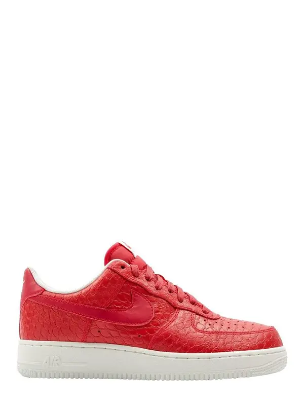 Nike Air Force 1 '07 Lv8 Croc Sneakers - Red