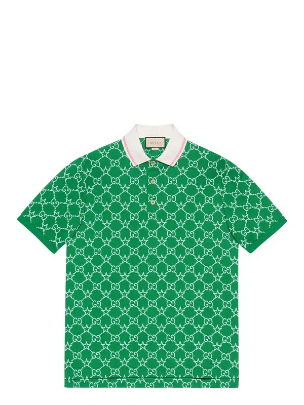 Gucci Stretch Cotton Polo - Green