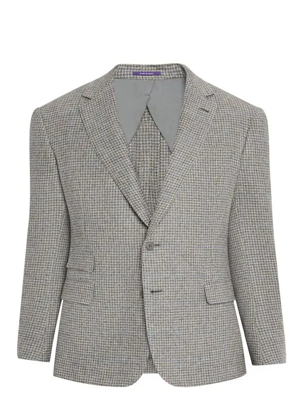 Ralph Lauren Houndstooth Two-button Sport Coat - Grey