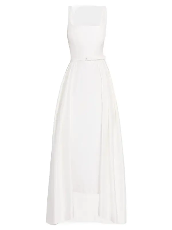 NICHOLAS Isaline Convertible Midi Dress - Pearl