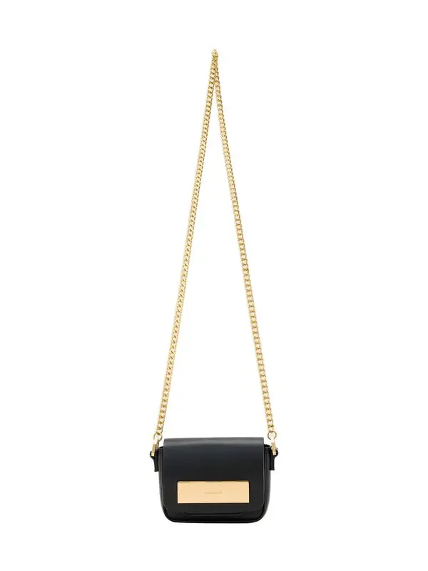 ALLSAINTS Etta Leather Crossbody Bag - Black