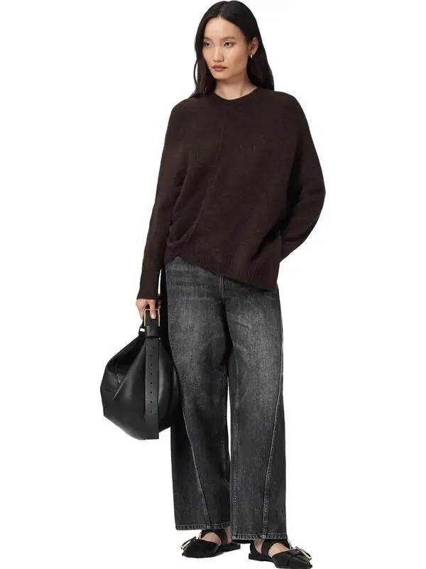 ALLSAINTS Lock Crew Neck Sweater - Red