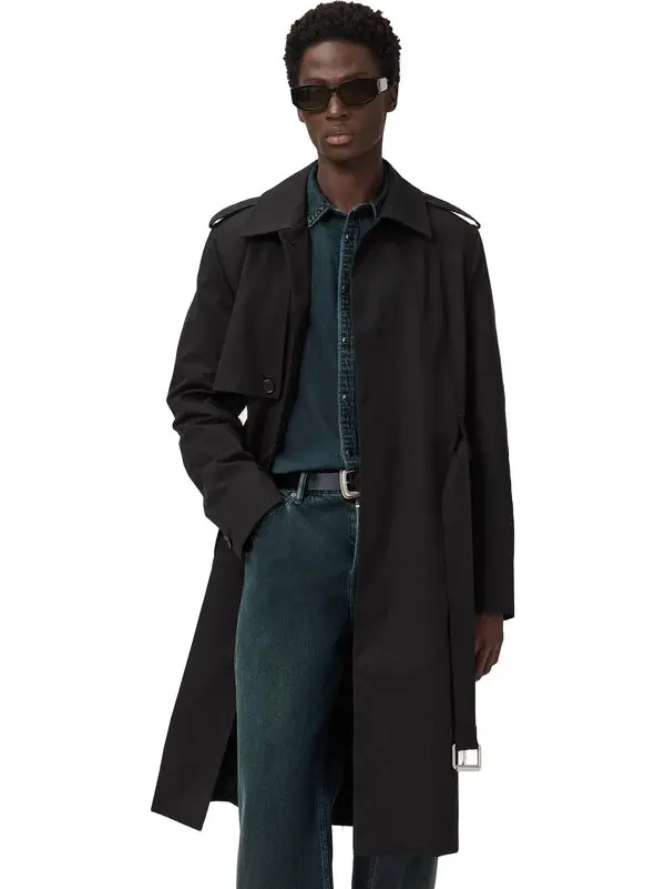 ALLSAINTS Bastille Trench Coat - Black
