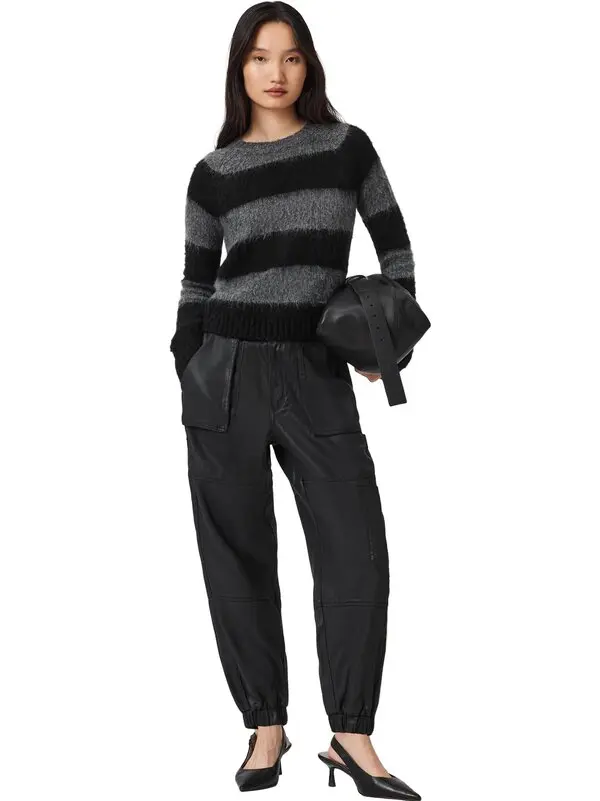 ALLSAINTS Mila Tapered Cargo Pants - Black