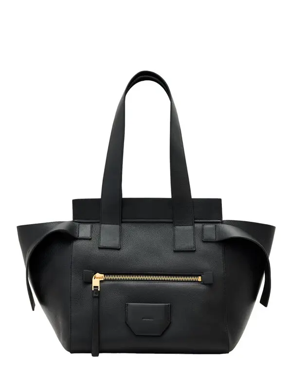 ALLSAINTS Perez Leather Shoulder Bag - Black