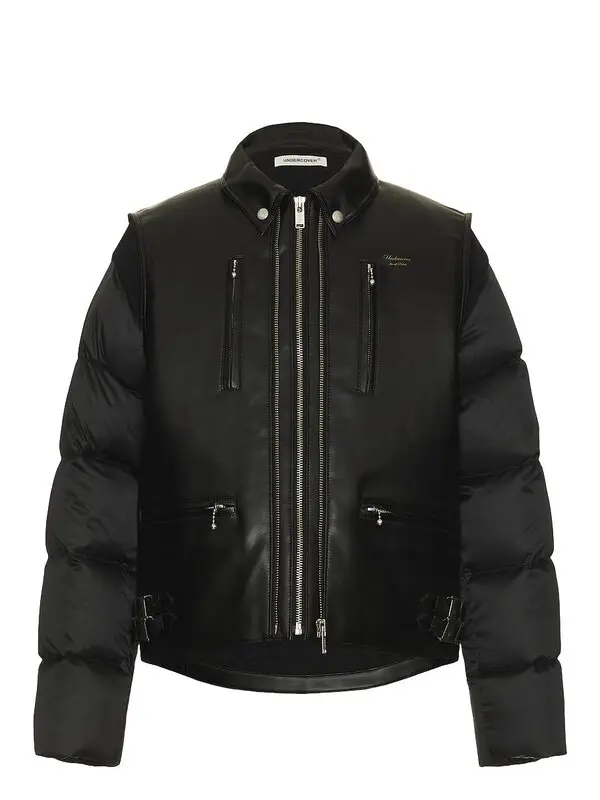 Undercover Leather Blouson - Black