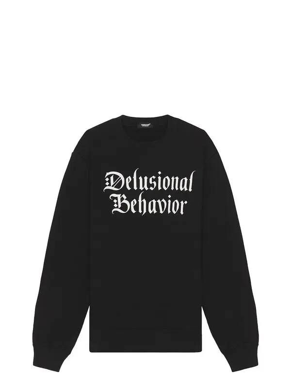 UNDERCOVERISM Delusional Behavior Sweatshirt - Black