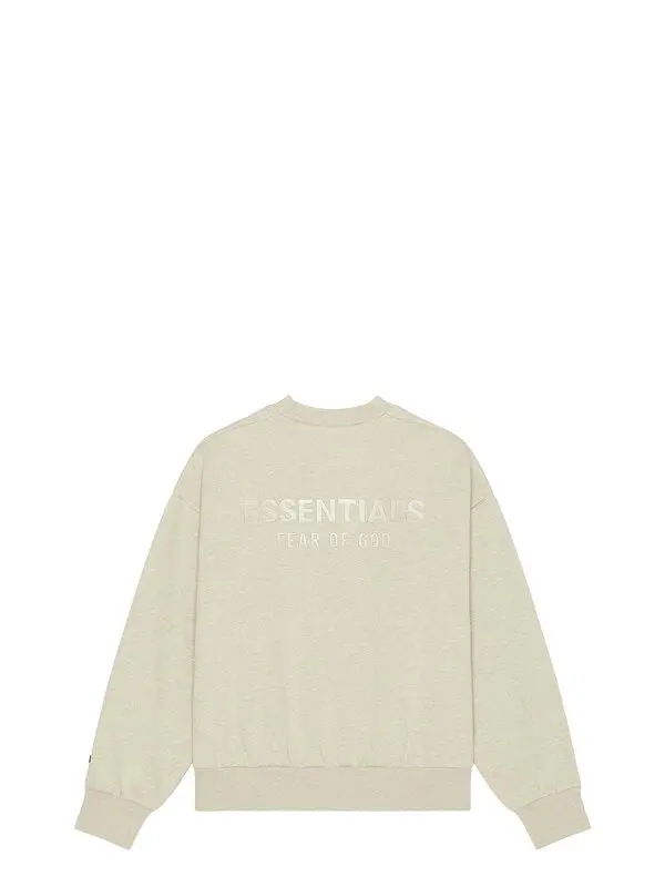 Fear Of God Classic Fit Fleece Crewneck - Heather Stone