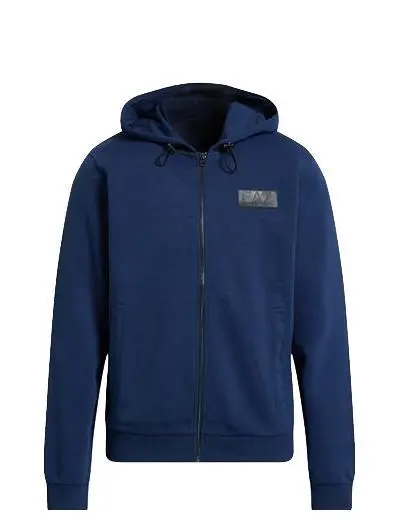 Emporio Armani Hooded Sweatshirt With Zip Fastening - Navy