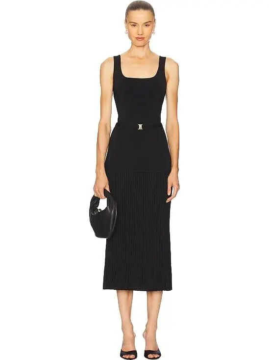KARINA GRIMALDI Aster Knit Dress - Black