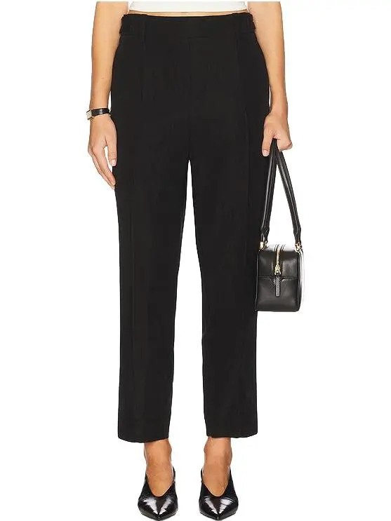Vince Mid-rise Utility Pull-on Pant - Black